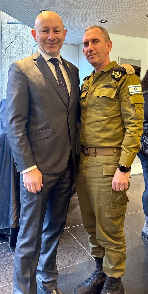 Arsen Ostrovsky On Linkedin A Distinct Honor And Privilege To Meet With Rear Adm Daniel Hagari