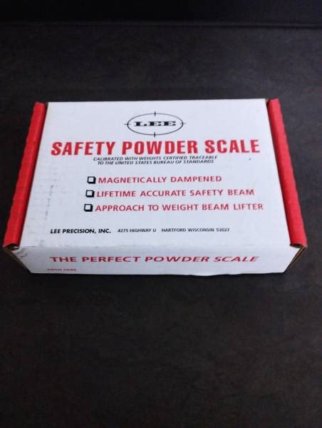 Lee Reloading Safety Powder Scale Lee Reloading Safety Powder Scale