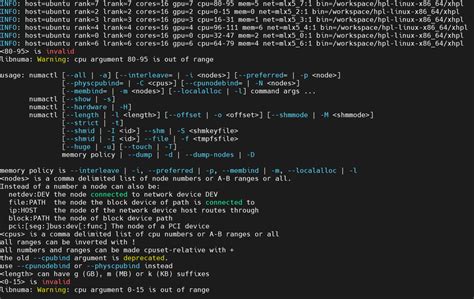 Numactl Error Enroot Pyxis Running Nvidia Hpc Benchmark Issue 94