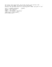 Assignment 6 5 Py 6 5 Write Code Using Find And String Slicing See
