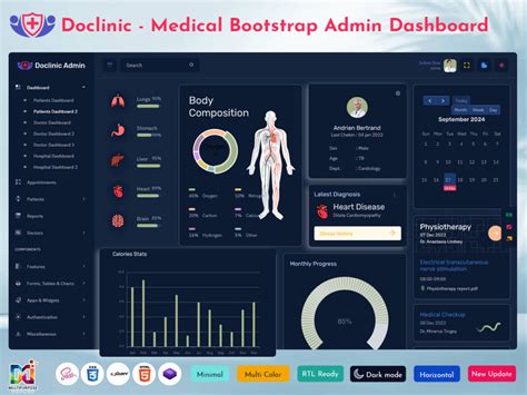 Doclinic Medical Bootstrap Admin Dashboard 2 Multipurpose Themes