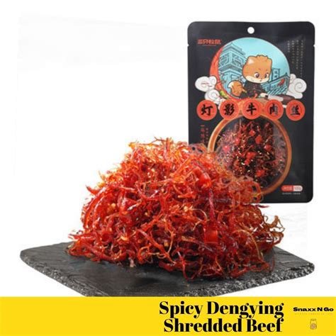 Three Squirrels Beef Tendon Bbq Flavor Beef Tendon Spicy Flavor Food