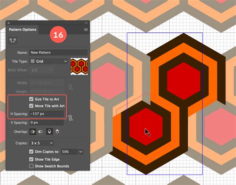 veerle s blog 4 0 create a hexagon pattern in adobe illustrator