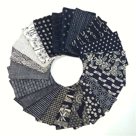 Sevenberry Japan Nara Homespun Fabric Kanoko Shibori Over Navy Indigo