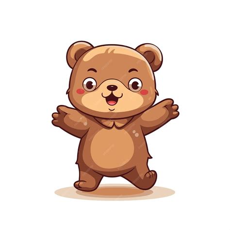 Premium Vector Chibi Bear