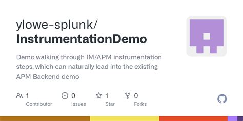 github ylowe splunk instrumentationdemo demo walking through im apm