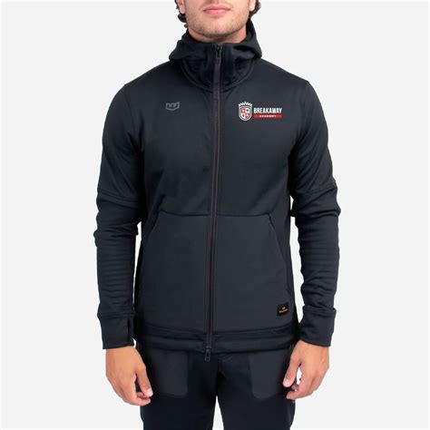 Breakaway Academy Warroad Blade Tech Hoodie Embroidered Crossbar Hockey
