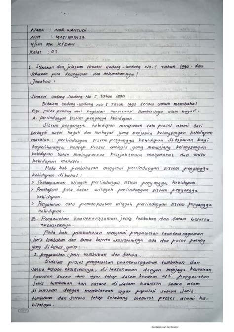 Konservasi Sumber Daya Alam Hayati Fisika Sumber Daya Alam Studocu
