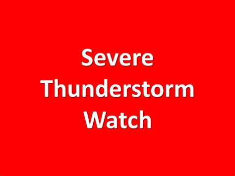 Severe Thunderstorm Watch Until 10 Pm Klin Newstalk 1400