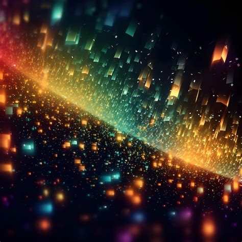 Premium AI Image Unlock Your Creativity With Abstract Particle Backgrounds For Craft Projects