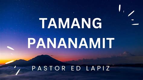 Pastor Ed Lapiz Preaching 2023 Tamang Pananamit Youtube