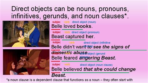 Direct Objects Indirect Objects And Disgruntled Disney Princesses