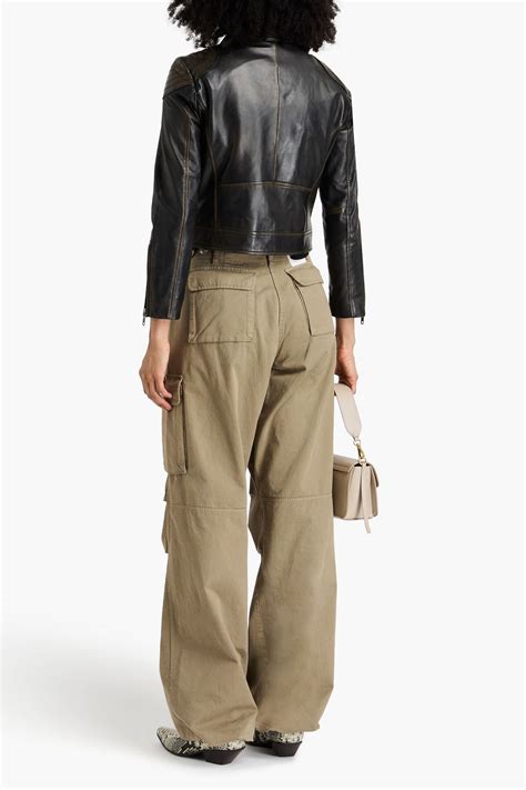 Muubaa Leather Biker Jacket The Outnet