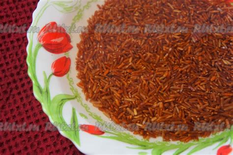 Красный рис, тушёный с овощами и томатной пастой: 9 фото в рецепте