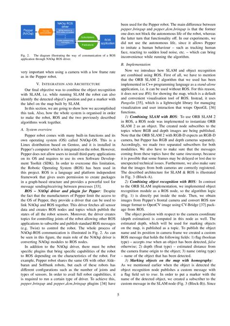 A Hybrid Slam And Object Recognition System For Pepper Robot Deepai