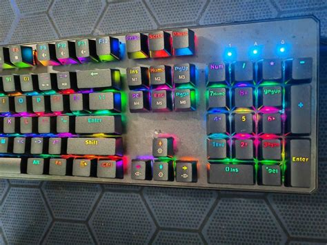 Mechanical Keyboard Red Switch Computers Tech Parts Accessories Computer Keyboard On