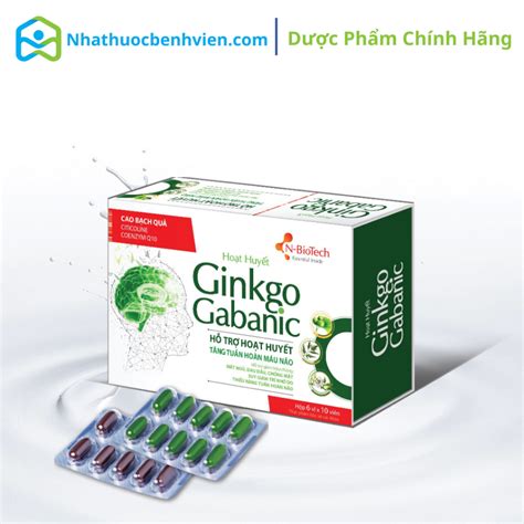 Thực Phẩm Chức Năng Ginkgo Gabanic Viên Uống Bổ Não Tăng Cường Trí Nhớ