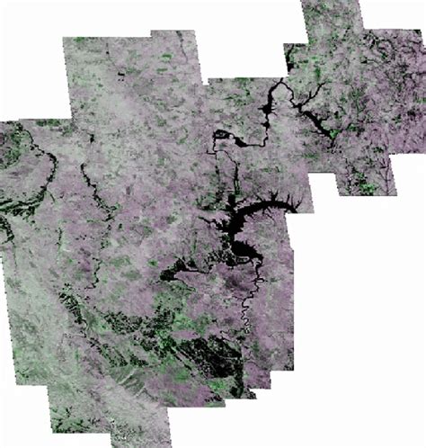 Mosaic Of Palsar Kandc Data Hvhhhv 53 • N 58 • N 97 • E 105 • E