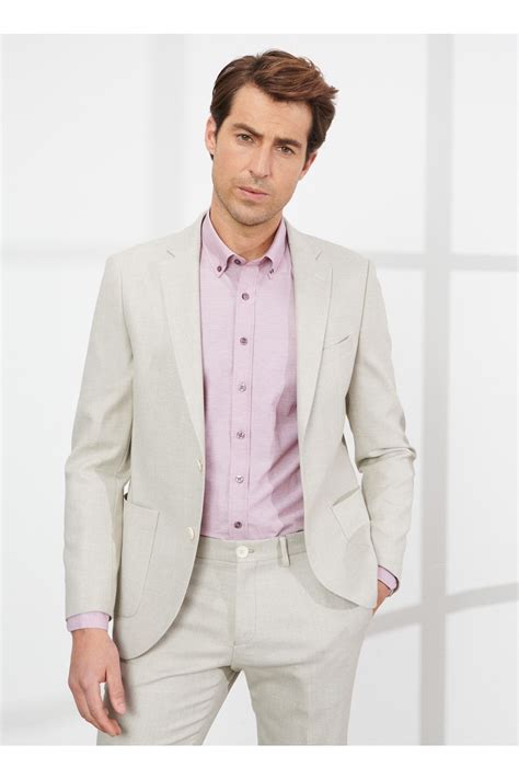 Altınyıldız Classics Normal Bel Slim Fit Bej Erkek Takım Elbise