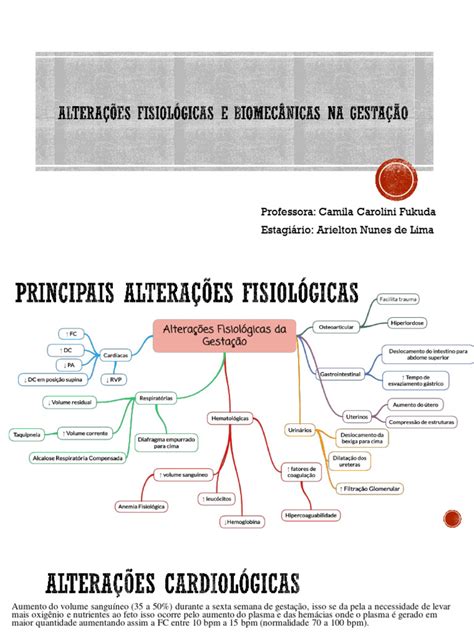 Alterações Fisiológicas E Biomecânicas Na Gestação 1 Pdf Gravidez