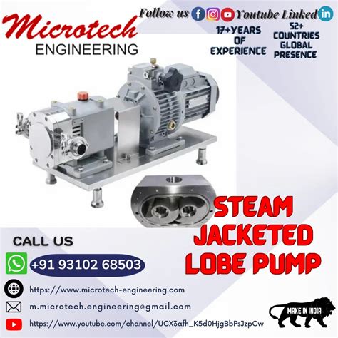Steam Jacketed Lobe Pumpp Model Rlp At ₹ 48117 00 In Delhi