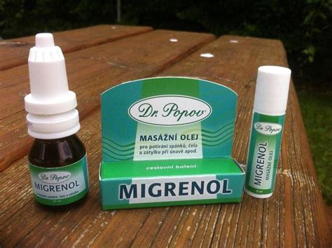 Migrenol Masážní Olej 10 Ml Dr Popov