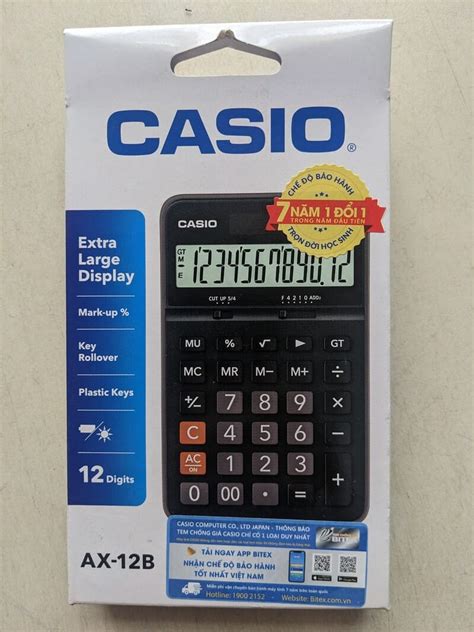 Máy Tính Casio Ax 12b
