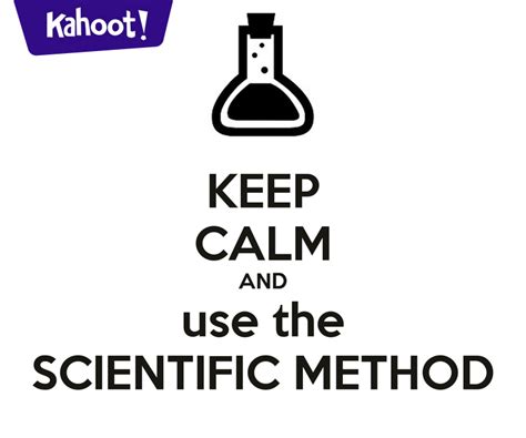 The Scientific Method Variable Practice Kahoot Quiz