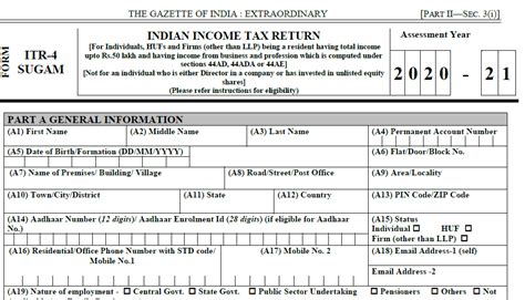 Form Itr 4