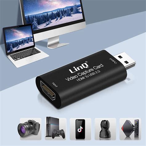 Tarjeta Capturadora Vídeo Audio HDMI a USB 2 0 Full HD 4K UHD LinQ