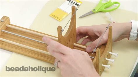 How To Use The Ricks Beading Loom YouTube