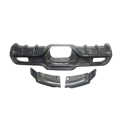 Rear Diffuser Bumper Chin Spoiler With Splitters Lips Bodykit For Bmw