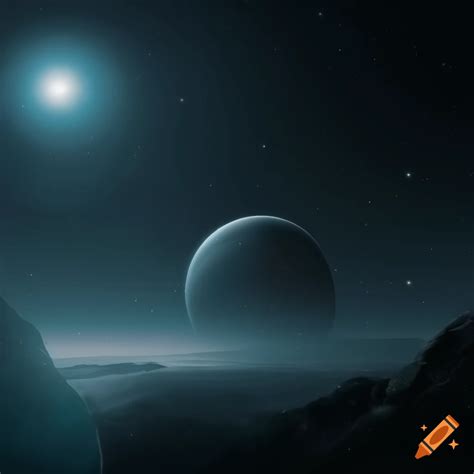 A Sci Fi Planetary Landscape