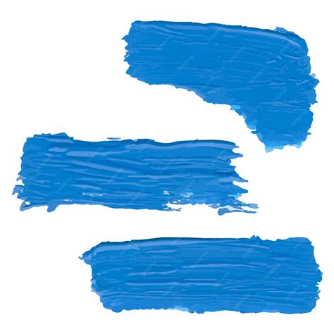 Premium Vector Set Of Oil Blue Stains Vector