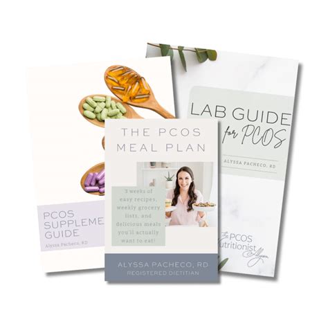 Pcos Meal Plan Lab And Supplement Guides Bundle The Pcos Nutritionist Alyssa