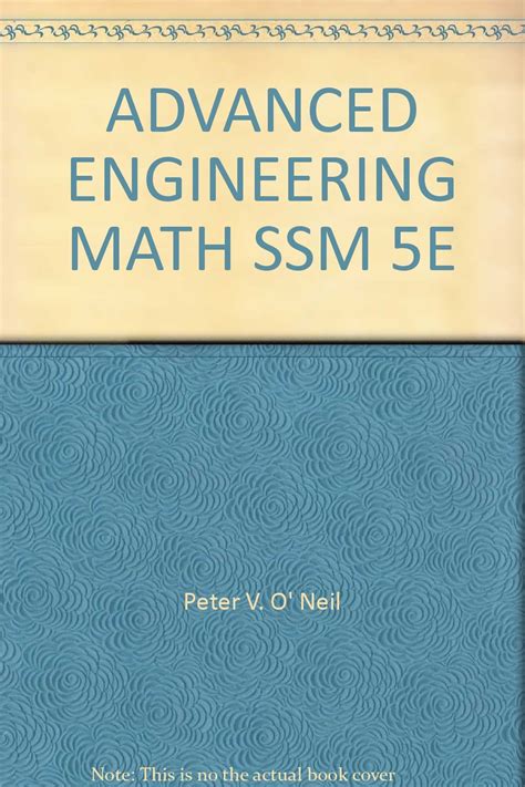 Advanced Engineering Math Ssm By Peter V Oneil Goodreads