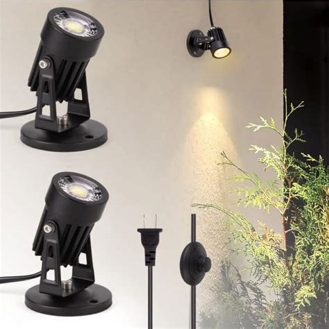 Led Spot Lights Indoor Uplighting Plug In Mini Spotlight For Accent Tracing And Artwork