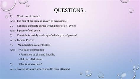 Centrioles Introduction Function Duplication Pptx