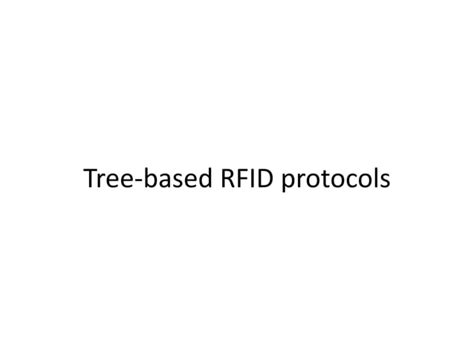 Rfid Tag Anti Collision Protocols Pptx Technology And Computing