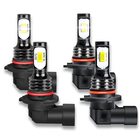 9005 9006 Led Headlight Bulbs Kit 300 Brightness 8000 Lumens Hb3 High