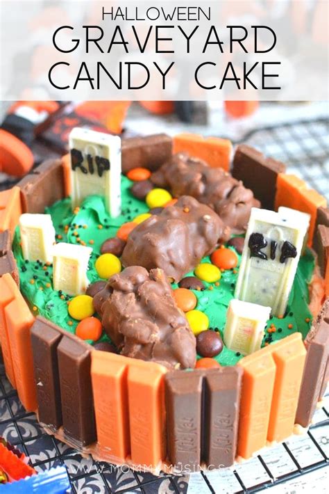 Kit Kat Cake Graveyard Cake Halloween Cakes Halloween Cake Recipes