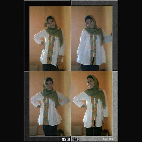 Mbak Eka Cantik Memakai Blus Batik Kenangan Makasiihhh 😗😗 Fashion Womens Top Tops