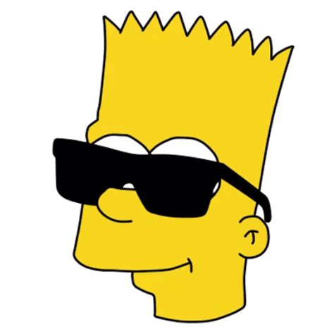 Bart Simpson Rock Sticker Artofit