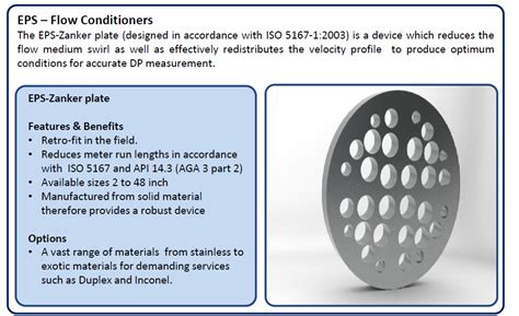 Eps Products Orifice Restriction