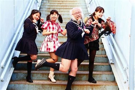 Middle Aged Japanese Man Dressed As Schoolgirl Visits Vietnam Saigoneer
