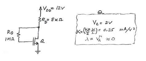 Solved The N Mosfet Circuit Shown Below Is Known To Offer