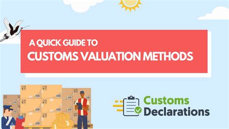 A Quick Guide To Customs Valuation Methods To Determine The Value Of Goods While Filing Customs