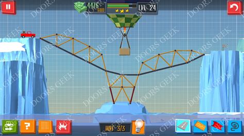 Build A Bridge Level 24 Solutions ~ Doors Geek