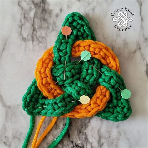 DIY Crochet Celtic Knot Decoration Unique Home Decor