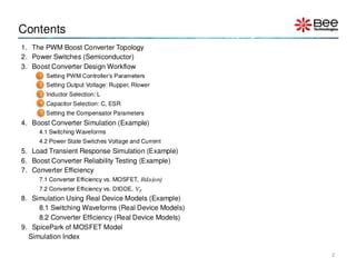 Concept KitPWM Boost Converter Transients Model PPT
